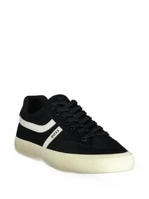 BOSS Logo-print Panelled Sneakers