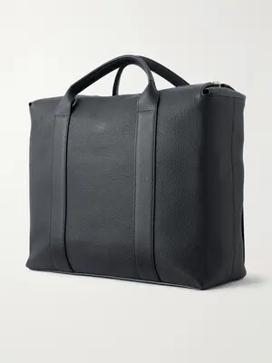 METIER Racer 40 Pebble-grain Leather Tote Bag