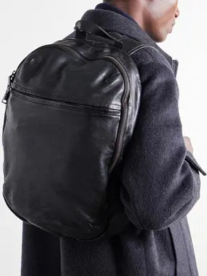 Officine Creative Recruit/19 Full-grain Leather Backpack