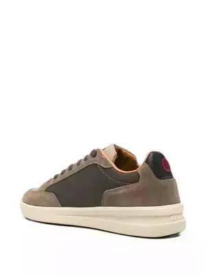 BLAUER. Logo-print Leather Sneakers - Grey