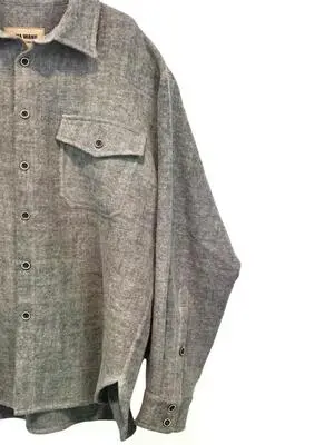 UMA WANG Button-up Wool Shirt