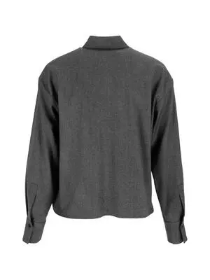 Antonelli Firenze Bead-embellished Cropped Shirt