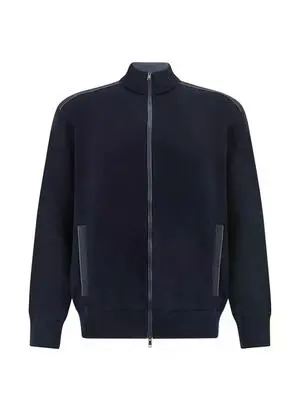 Paul & Shark Zip-up Wool Cardigan - Blue