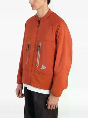 AND WANDER Zip-up Panelled Jacket