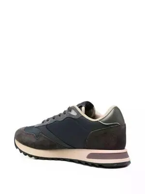 BLAUER. Ryder Panelled Leather Sneakers