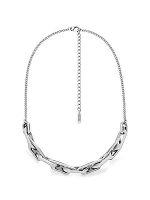 DIESEL® Stainless Steel Chain Necklace - Silver