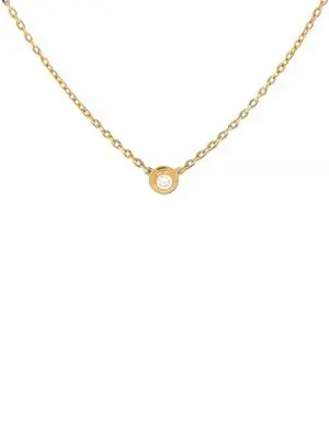 Cartier D'amour Pendant 18k Yellow And Diamond Xs Necklace - Gold
