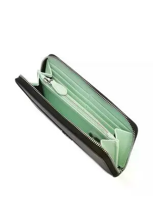 Karl Lagerfeld Ikon Elongated Faux-leather Wallet