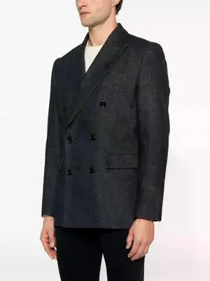 DONDUP Double-breasted Peak-lapel Blazer