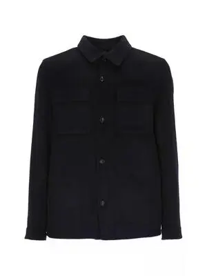 HOSIO Button-up Chest-pocket Jacket