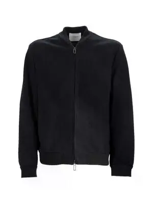 PAOLO PECORA Textured-knit Bomber Jacket
