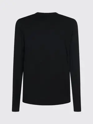 THOM KROM Long-sleeved Cashmere-blend Crew-neck T-shirt