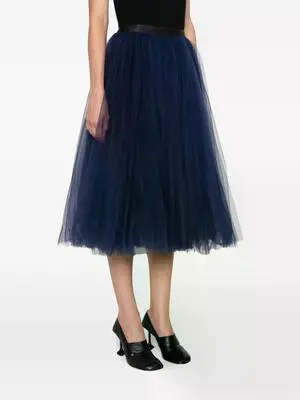 Repetto Tulle-layered Midi Skirt