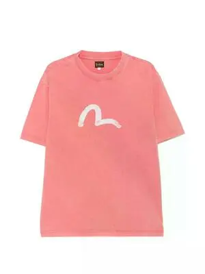 EVISU Seagull-print T-shirt - Pink