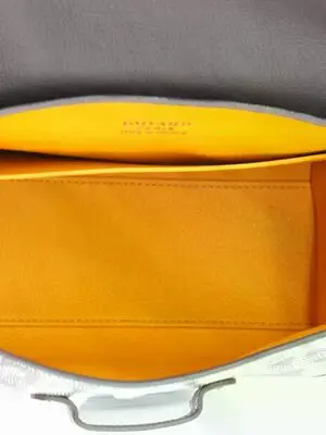 Goyard Saigon Top Handle Bag Coated Canvas With Leather Mini Shoulder Bag