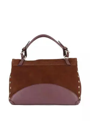 ZANELLATO Small Postina Suede Shoulder Bag