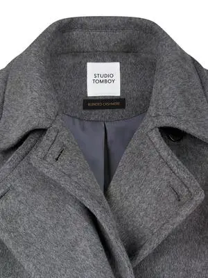 STUDIO TOMBOY Scarf-detail Wool-blend Coat