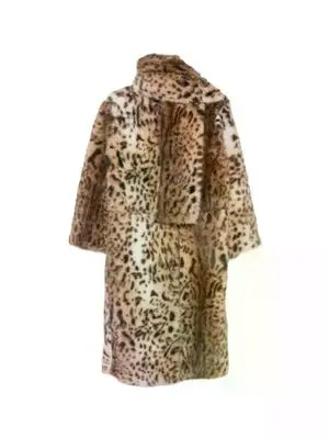 LA PISCINE Leopard-print Coat