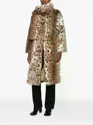 LA PISCINE Leopard-print Coat