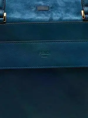 Fendi 2013 Suede Satchel Bag