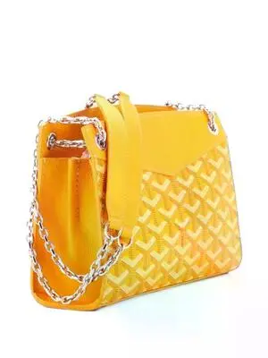 Goyard Structured Rouette Chain Coated Canvas Mini Shoulder Bag
