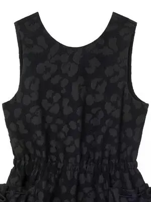 STUDIO TOMBOY Patterned-jacquard Sleeveless Midi Dress