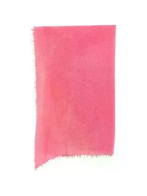Warm Me Nomad Small Frayed Scarf - Pink