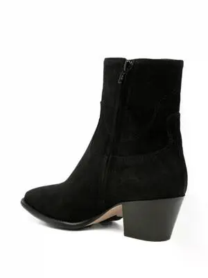 ANNA F. Western-style Suede Boots