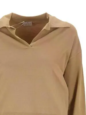 Marella Spread-collar Knitted Sweater