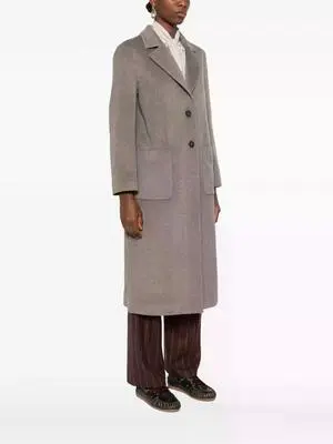 BARBA NAPOLI Louise Single-breasted Patch-pocket Coat