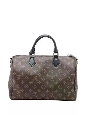 LOUIS VUITTON 2021-2026 Monogram Speedy Soft 30 Dark Satchel