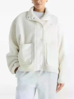 NEW BALANCE High Pile Fleece Jacket - Neutrals