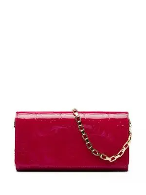 LOUIS VUITTON 2014 Monogram Vernis Chain Wallet Shoulder Bag
