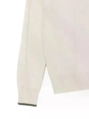 Alpha Studio Roll-neck Ribbed-trim Sweater
