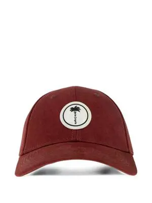Palm Angels Logo-patch Baseball Cap - Red