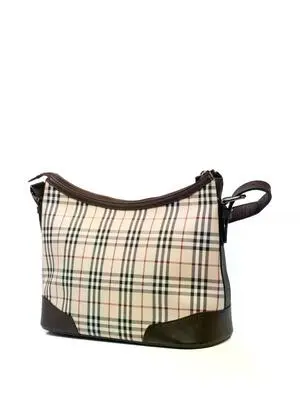 Burberry 2000-2017 House Check Canvas Shoulder Bag
