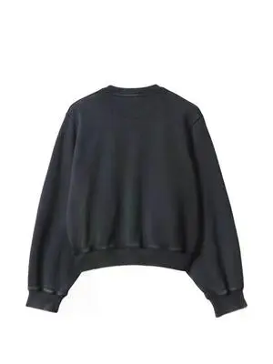 Maison Kitsuné Circle Stamp Logo-print Press-stud Sweatshirt