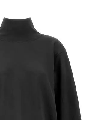 DI.LA3 PARI' Coda Lunga Asymmetrical Sweatshirt - Black