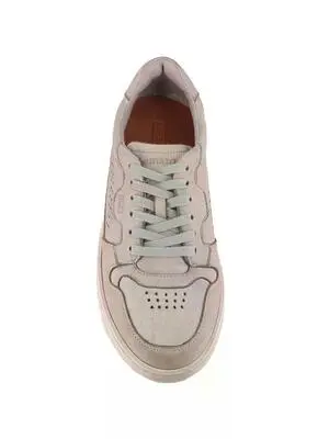 LEMARGO Perforated Panelled Sneakers - Neutrals