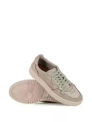 LEMARGO Perforated Panelled Sneakers - Neutrals