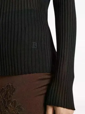 Balmain Fine-ribbed Knit Jumper