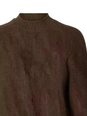 SELECTED Raglan-sleeve Ribbed-knit Sweater