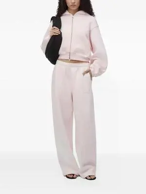 Alexander Wang Hotfix-embellished Zip-up Hoodie