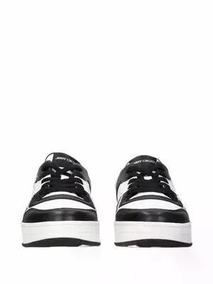 JIMMY CHOO Logo-embroidered Panelled Sneakers