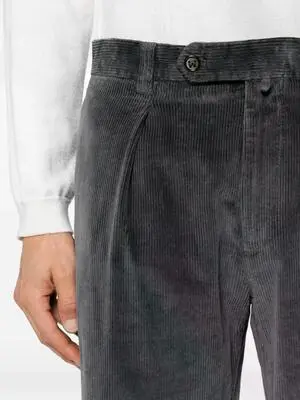 BERWICH Pleated Corduroy Trousers
