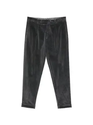 BERWICH Pleated Corduroy Trousers - Grey
