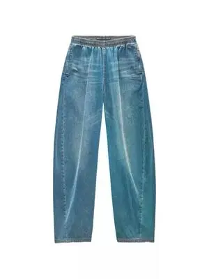 Alexander Wang Brushed-denim Track Pants