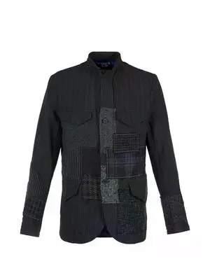 Junya Watanabe Patchwork Pinstripe Jacket