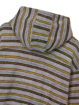 STUDIO TOMBOY Striped Drawstring Hoodie