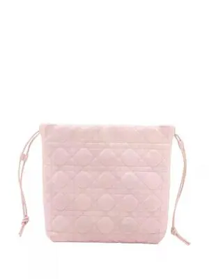 Dior 2015-2026 Mini Lambskin Cannage Adiorabre Bucket Bag